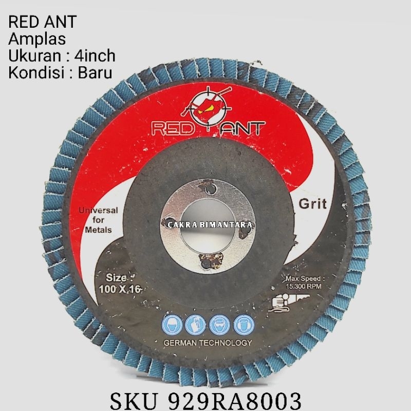 MATA Red ant stacking sandpaper grinding stone 4" sandpaper grinding ...