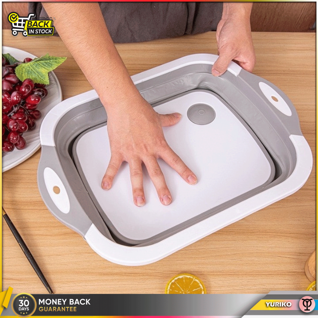 Dtg Folding Cutting Board / Vegetable and Fruit Cutting Mat / 3in1 ...