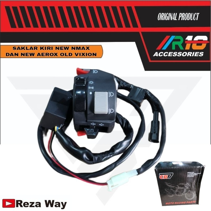 Left Switch OLD VIXION CR7 PNP NEW NMAX And NEW AEROX PNP 100% | Shopee ...