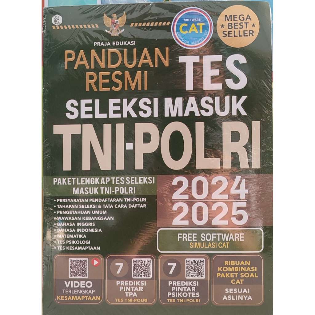 Official GUIDE TO TNI-POLRI ENTRY SELECTION TEST CAT 2024-2025 ...