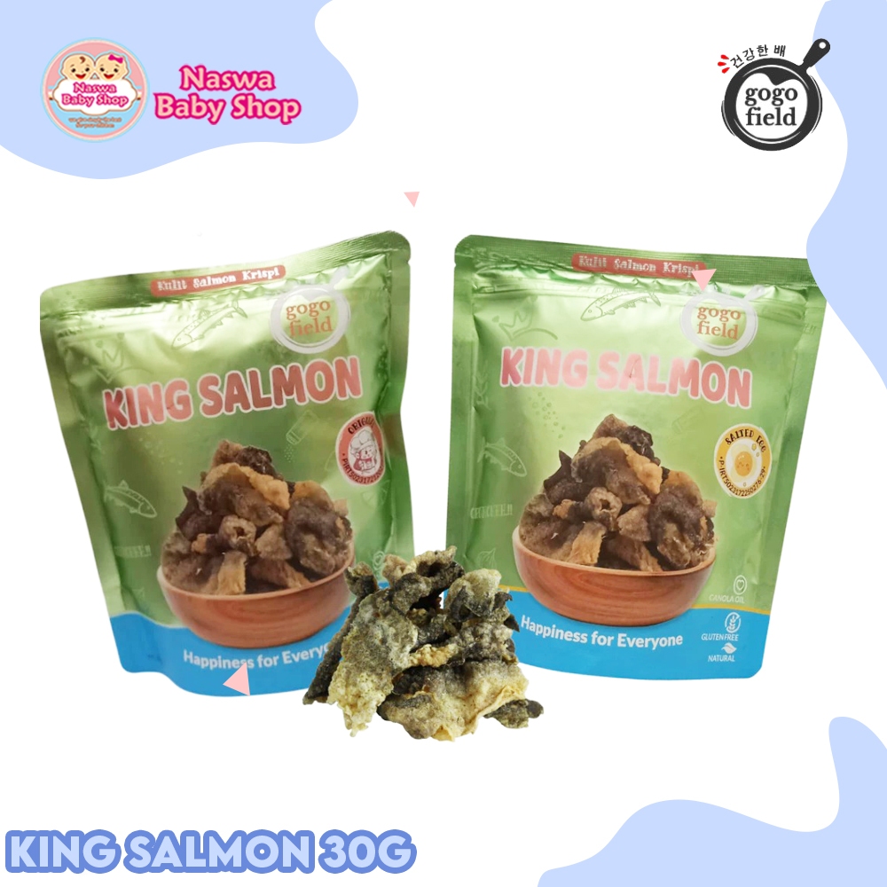Gogofield King Salmon Crispy Salmon Skin Snack 30g | Shopee Philippines