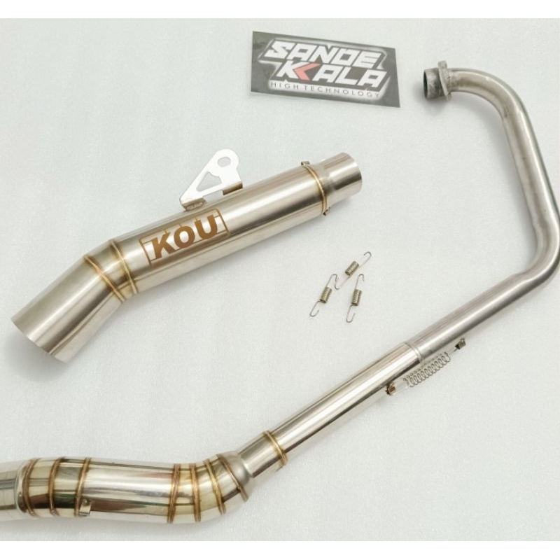 1 set Super open Kou Mahachai open Spec pipe 51mm for Tmx 125 155 Rusi ...