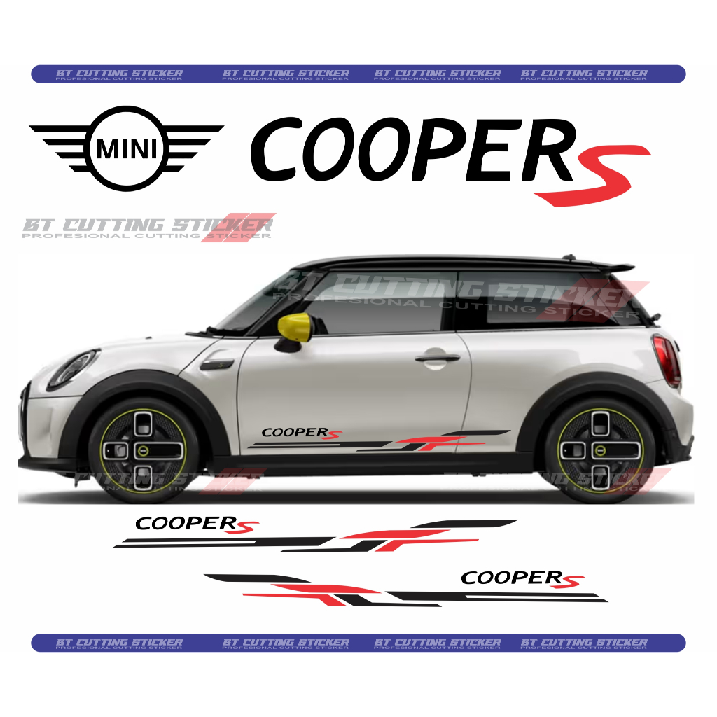 Mn6 mini cooper car sticker, original mini cooper sticker, mini cooper ...