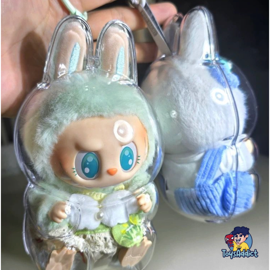 Clear Labubu V1 and V2 Have a Seat Case/ Labubu Macaron Protector ...