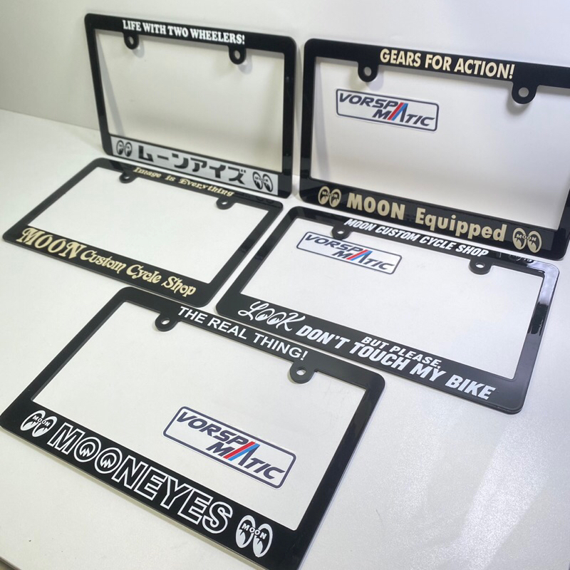 Custom JDM Number Plate Frames for Motorcycles | Shopee Philippines