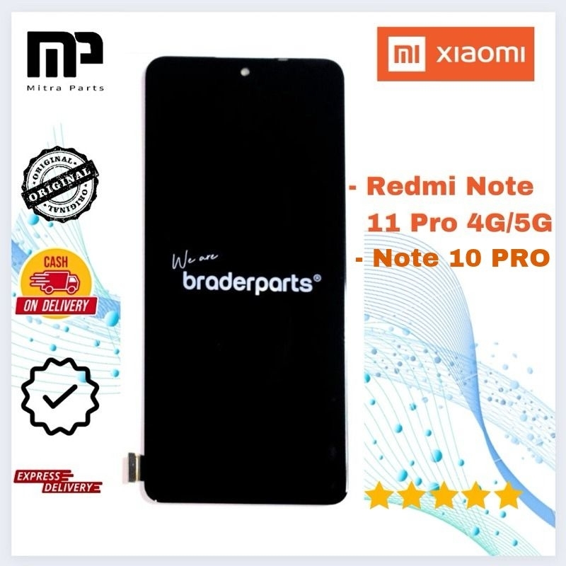 Lcd TOUCHSCREEN XIAOMI REDMI NOTE 10 PRO/NOTE 11 PRO 4G/5G E1 BLACK ...