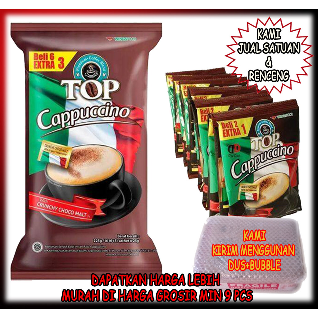 Top Cappuccino Coffee With Crunchy Choco Malt For Sale And | Shopee ...