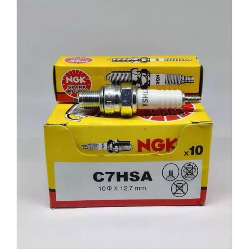 NGK C7HSA Spark Plugs (Price Per Box - Contents 10 pcs) | Shopee ...