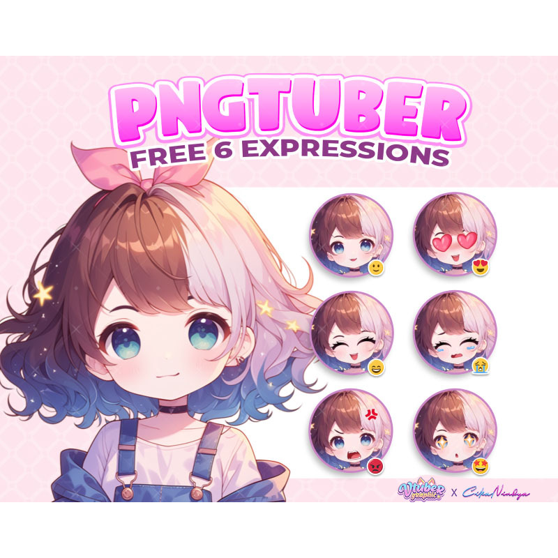 Take Fun on Your Live Streaming with Attractive PNG Tuber, Digital ...