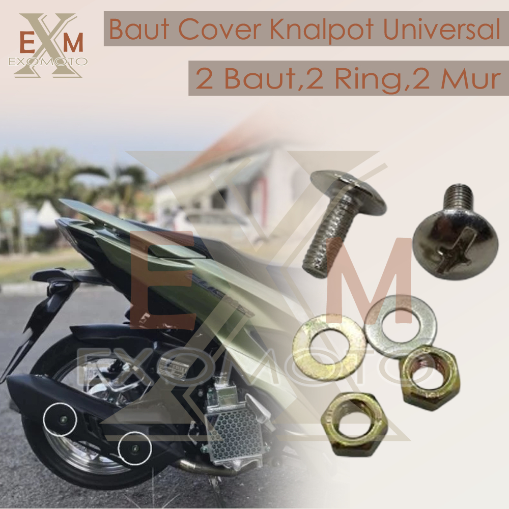 1 Complete Set of Bolts for All Exomoto Motorcycle Exhaust Covers ...