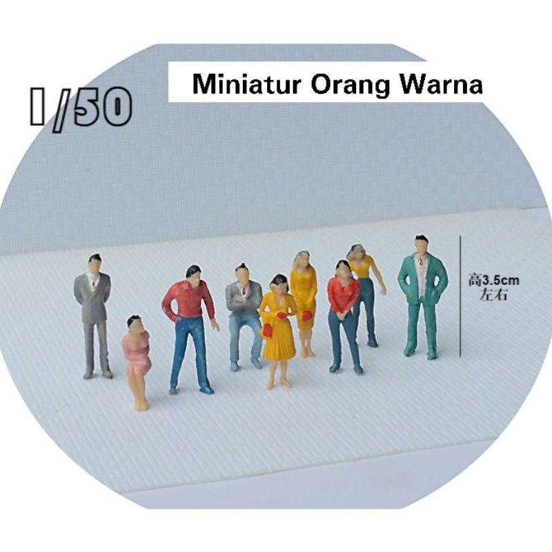 1:50 Color Person Miniature, Person Mockup | Shopee Philippines