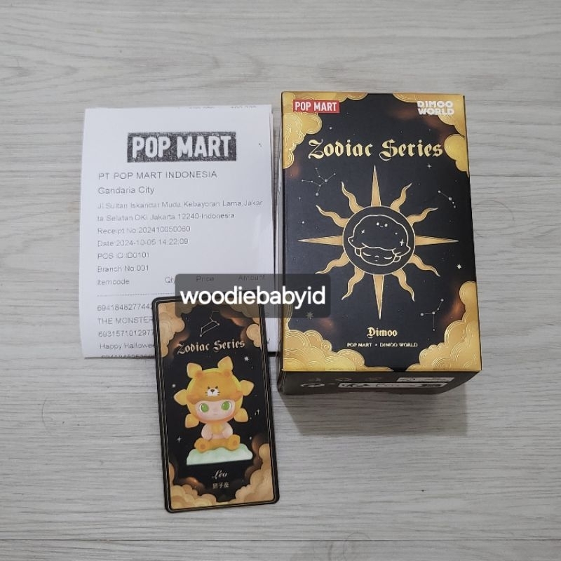 Ready POPMART ORIGINAL DIMOO ZODIAC SERIES SELECTION BOX BLIND BOX ...