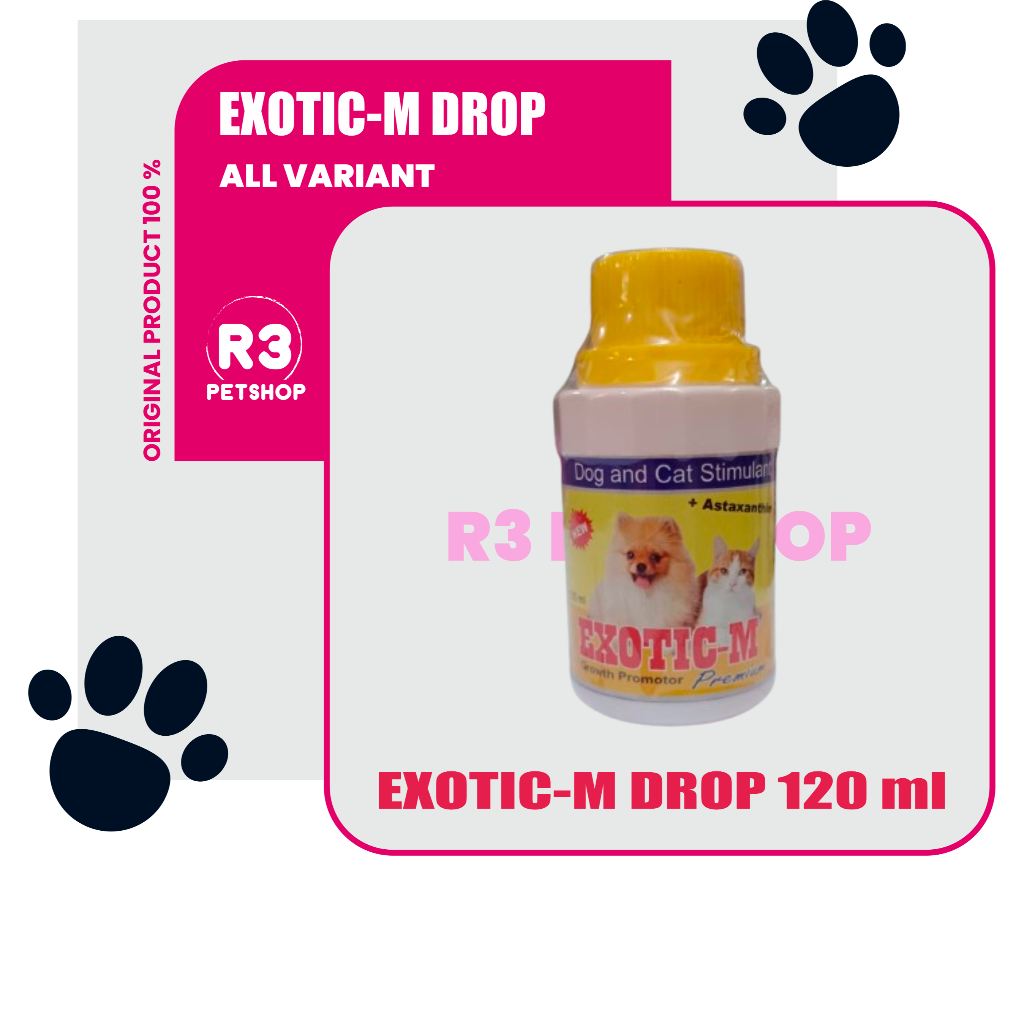 EXOTIC-M DROP 120 ml - for pregnant and breastfeeding cats, and amino ...