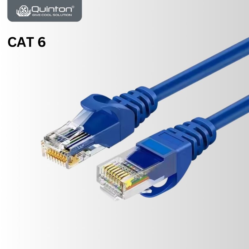 QUINTON LAN cable RJ45 cat 6 ETHERNET INTERNET/ for laptop pc computer ...