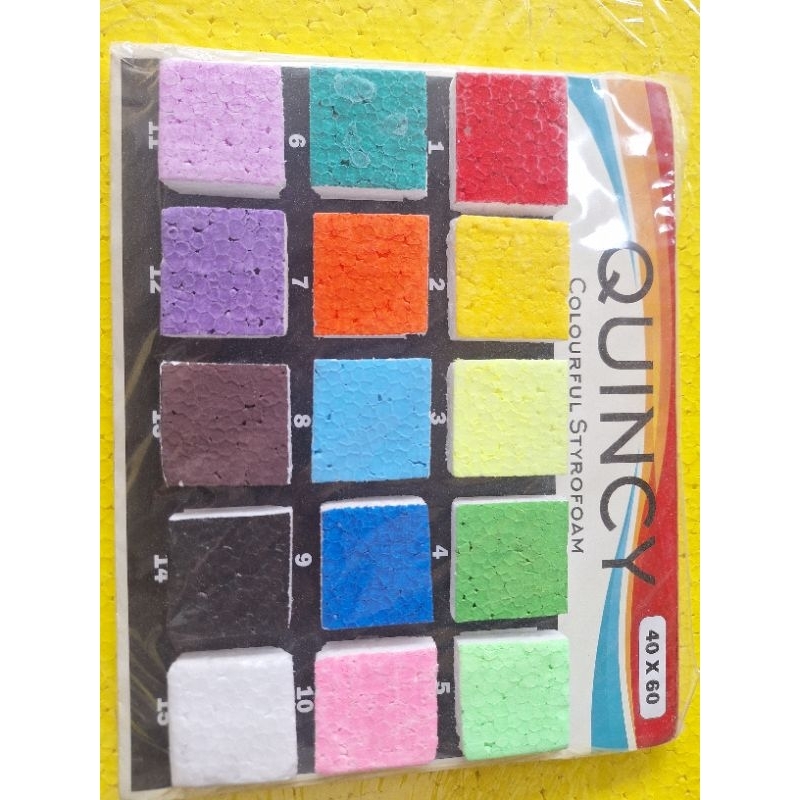 5 Lbr | Color Styrofoam package 40x60x1.5 cm Styrofoam sheets for ATK ...