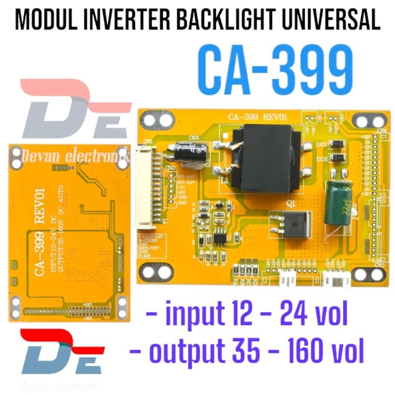 Inverter BACKLIGHT CA-399 INVERTER CA 399 INVERTER UNIVERSAL CA399 TV ...