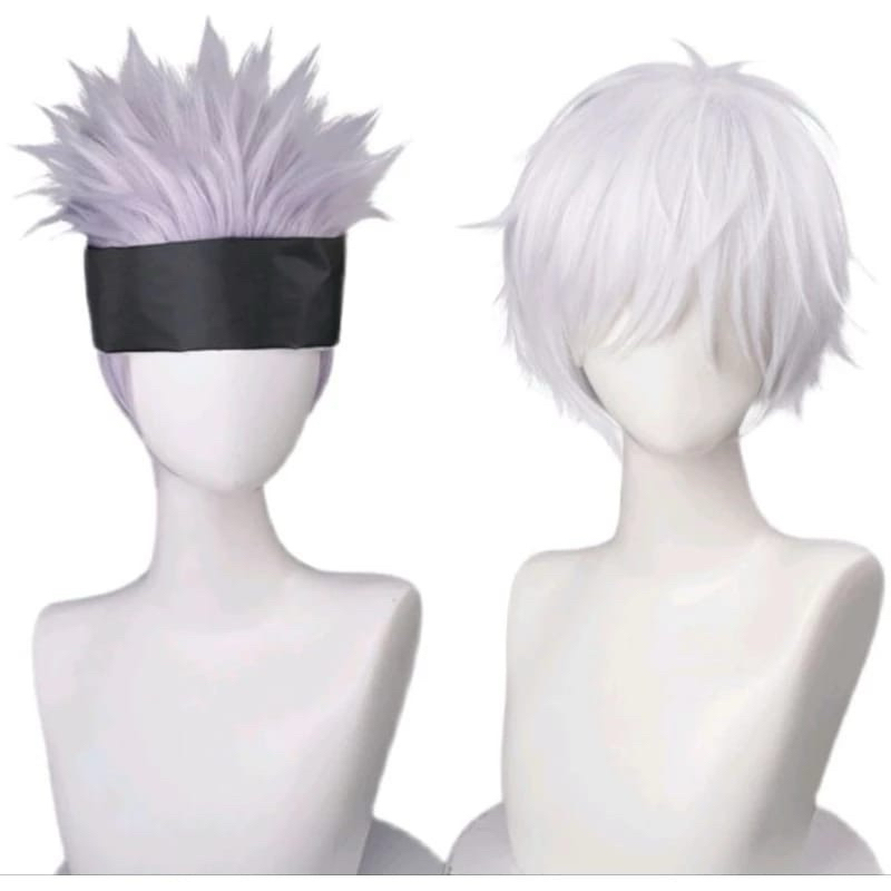 Satoru Gojo Anime Cosplay Wig Jujutsu | Shopee Philippines