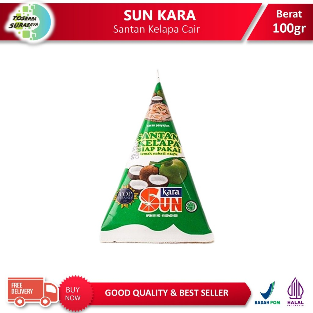 Sun KARA 65ml - SANTAN KARA - Liquid Coconut Milk Ready To Use (New ...