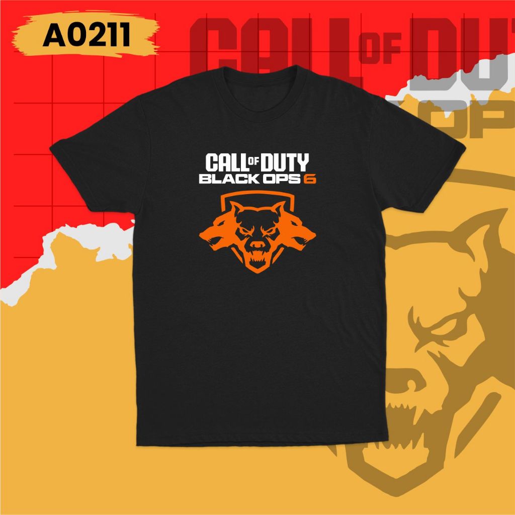 Call of Duty Black Ops 6 Title Logo Game T-shirt A0211 | Shopee Philippines