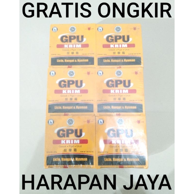 GPU Cream Cream 150 grams CAP LANG Per Pack (CONTAINS 6 PCS) | Shopee ...