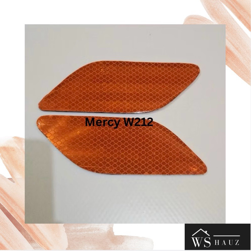 MATA Dummy SIDE MARKER CAR BUMPER MERCY MERCEDES MODEL BENZ W212 CAT ...