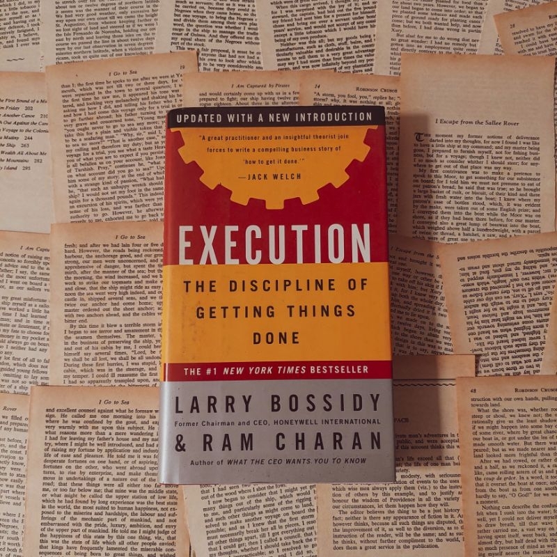 Preloved BOOK - Execution BOOK: The Discipline of Getting Things Done ...