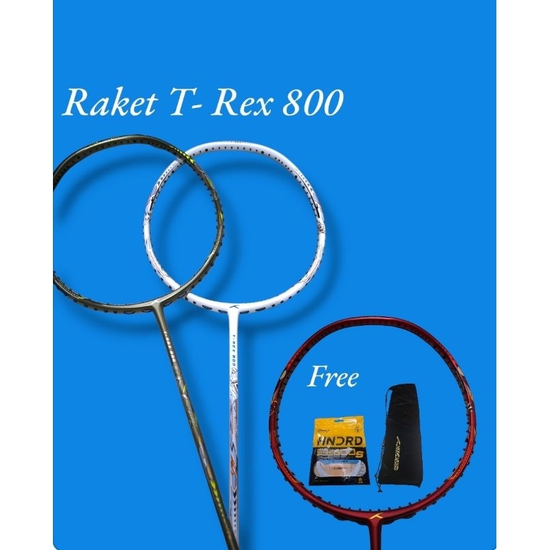 Hndrdrd Badminton Racket / Original Hundred T-Rex 800 Badminton Racket ...