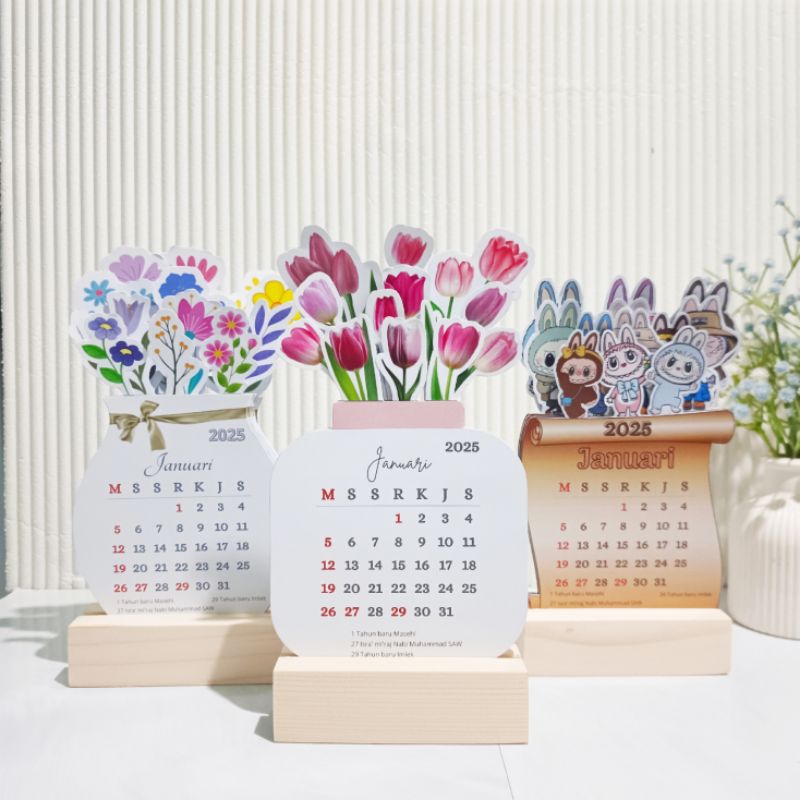 Aesthetic Desk Calendar 2025 Unique Calendar | Shopee Philippines