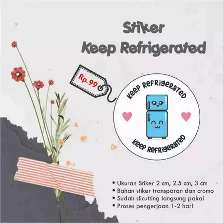 Keep REFRIGERATOR Cromo stickers / SAVE IN THE REFRIGERATOR / food ...