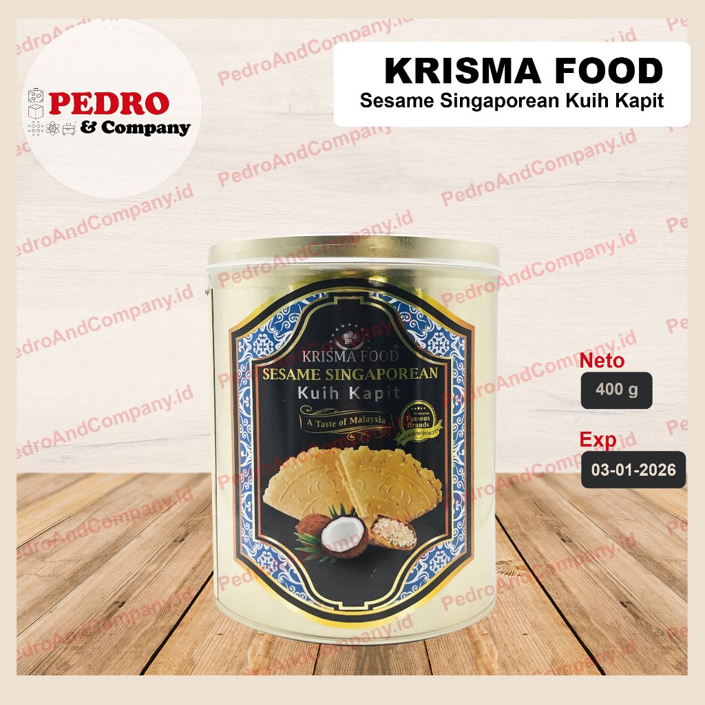 Krisma food singaporean sesame capit cake 400 grams | Shopee Philippines