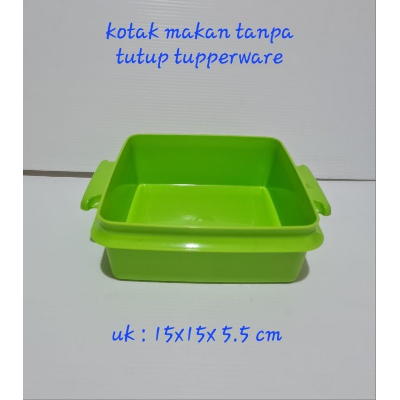 Tupperware lunch box without lid | Shopee Philippines