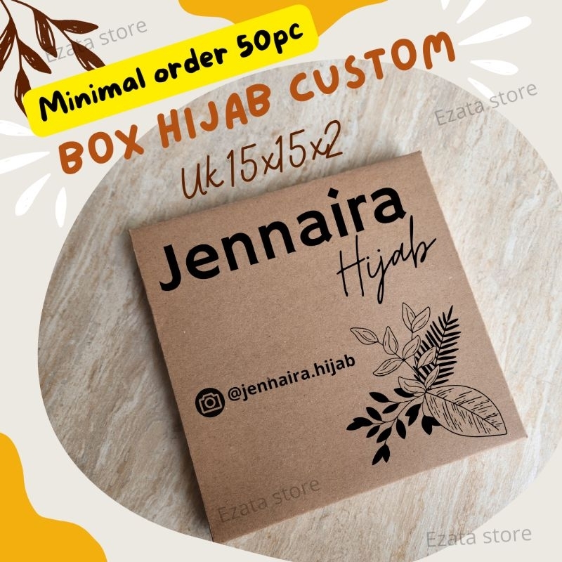 Hijab box/custom hijab box/kraft hijab box | Shopee Philippines