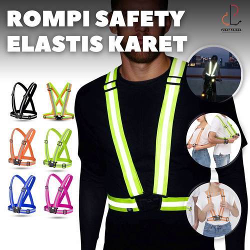 Rubber V Safety Vest Elastic Building Work Project Vest Guard ...