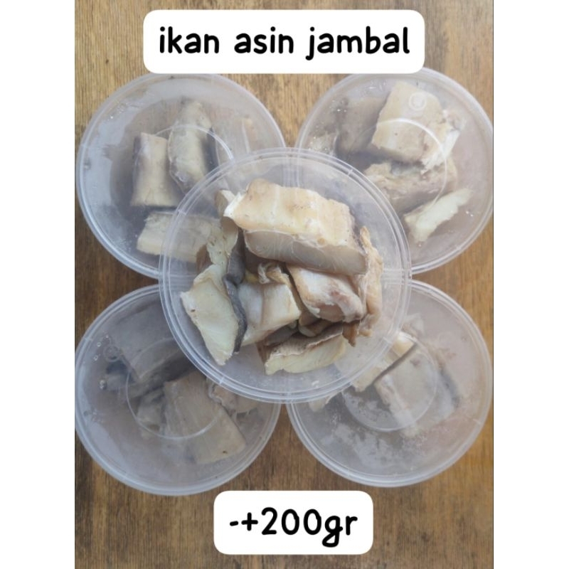 Jambal Roti Salted Fish weighing approximately 200 grams | Shopee ...
