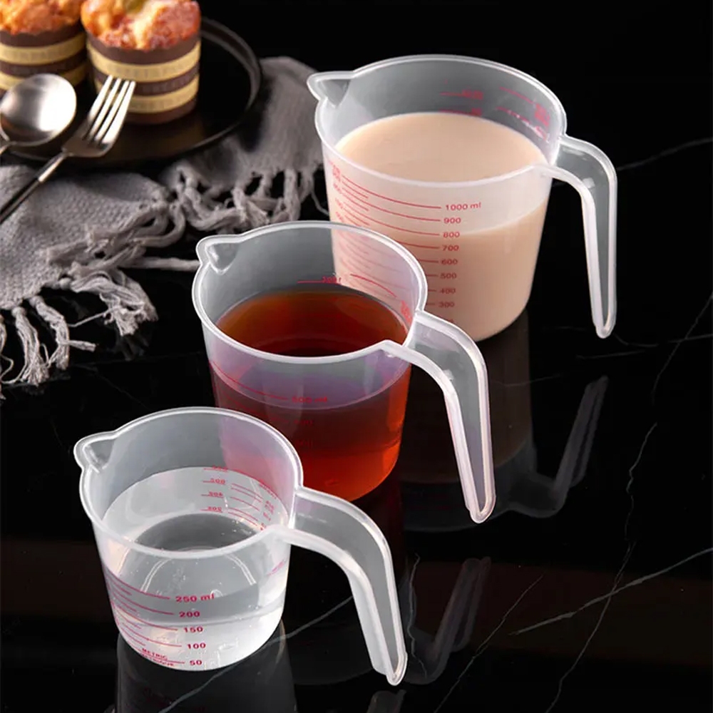 Saving PACKAGE 3 in 1 PLASTIC Measuring GLASSES 3 in 1 Measuring Cups ...