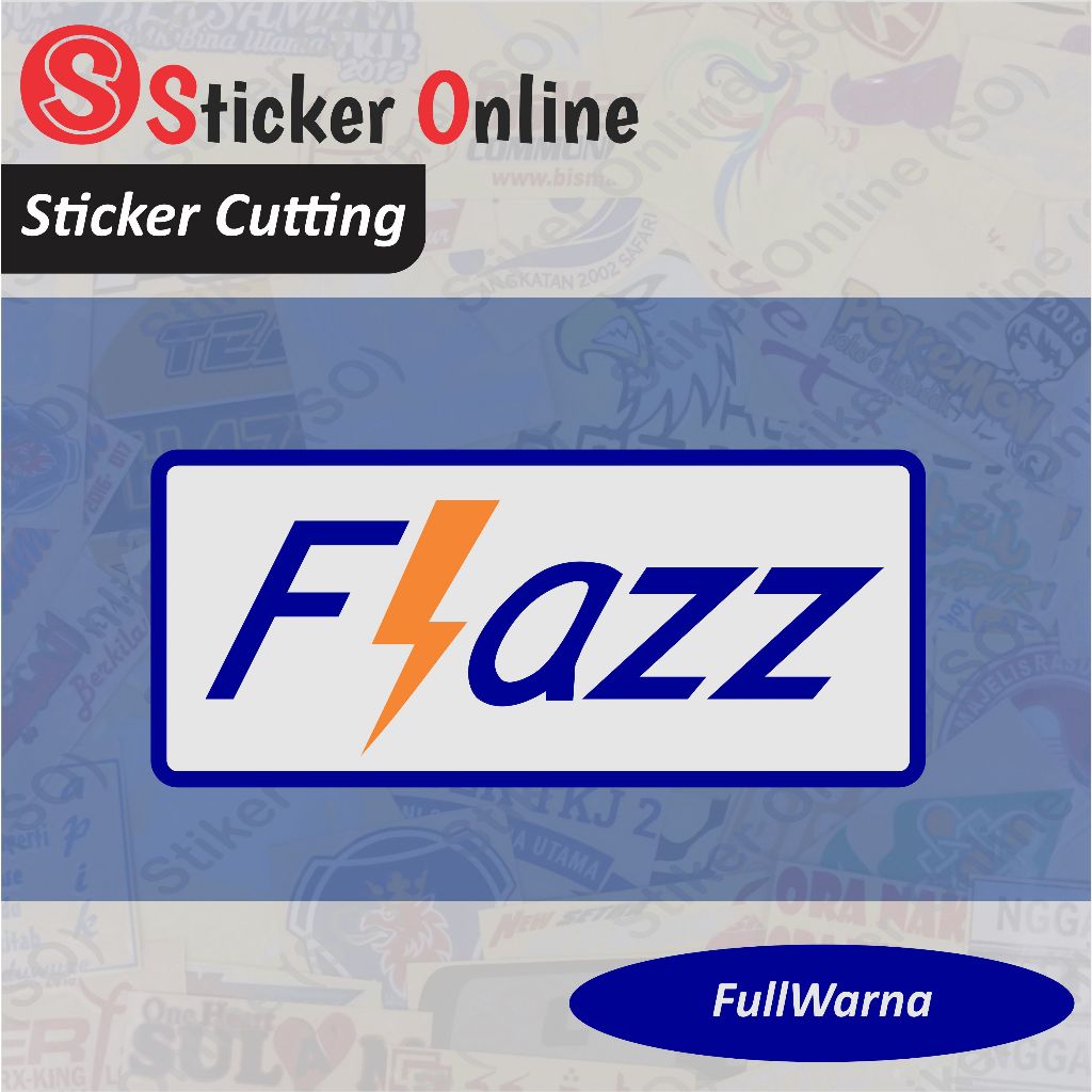 BCA Flazz Logo Sticker | BCA Flazz Logo Cutting Stickers for ...