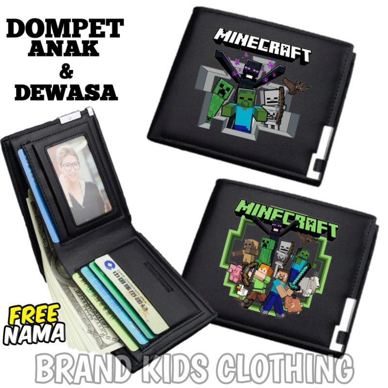 Minecraft Wallet / Children's Wallet & Adult Wallet / Custom Wallet ...