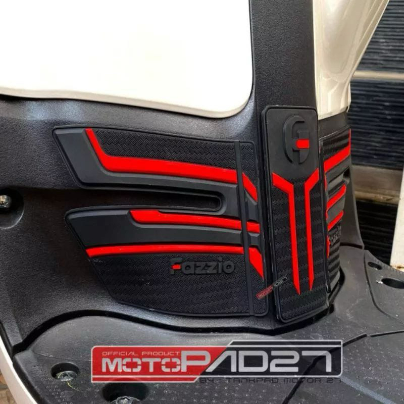 Motopad27 Sticker Fazzion Deckpad Rubber 3D Yamaha Fazzio Deck Pad ...