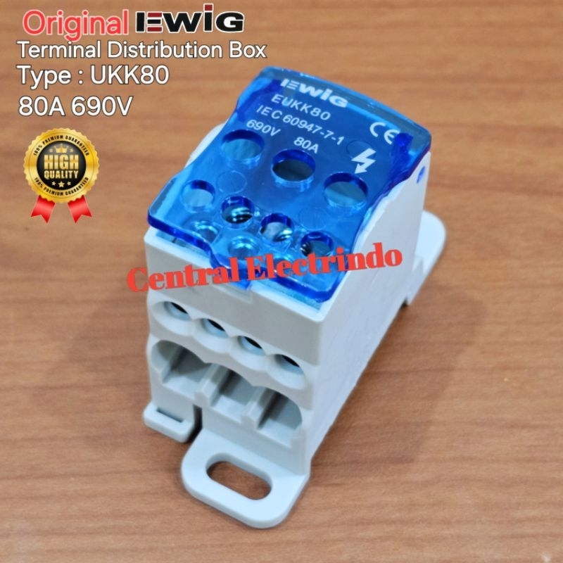 Terminal Block UKK 80A 690V EWIG Terminal Distribution Junction Box Din ...