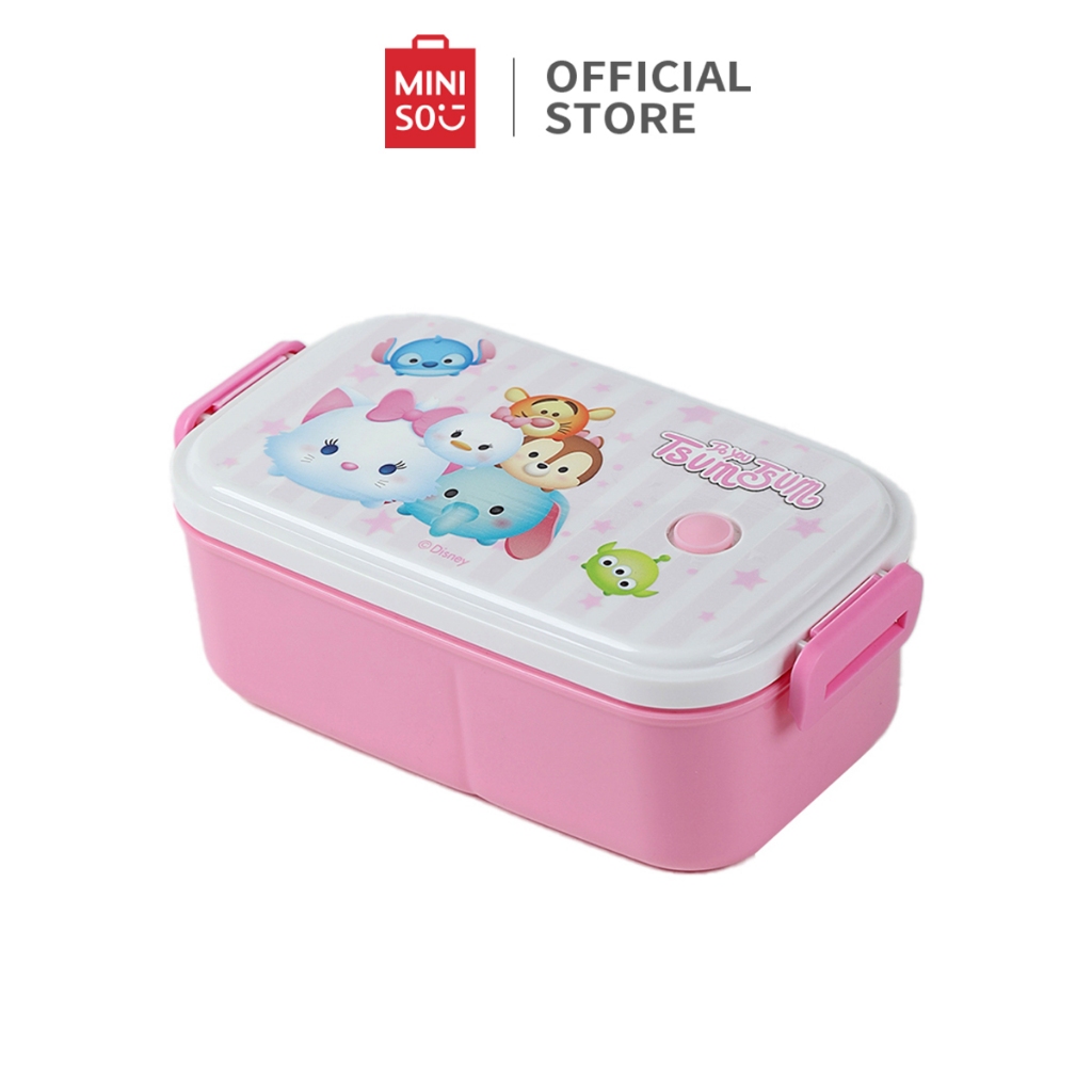 Miniso x Disney Tsum Tsum Collection Bento Box Lunch Box Large Capacity ...