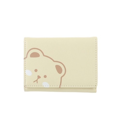 Miniso Bear Wallet Photo Slot / Folding Women's Wallet | Shopee Philippines