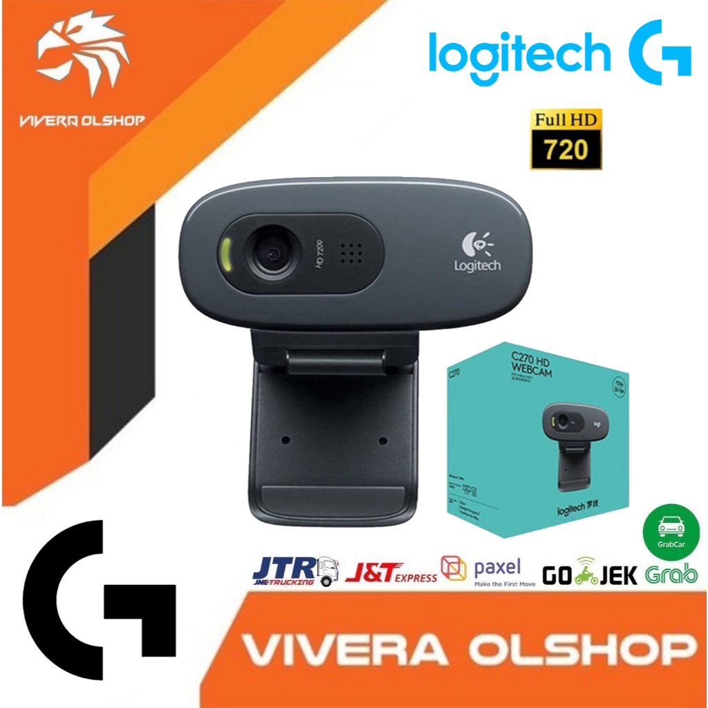 Logitech WebCam C270 HD Original 1 Year Guarantee | Shopee Philippines