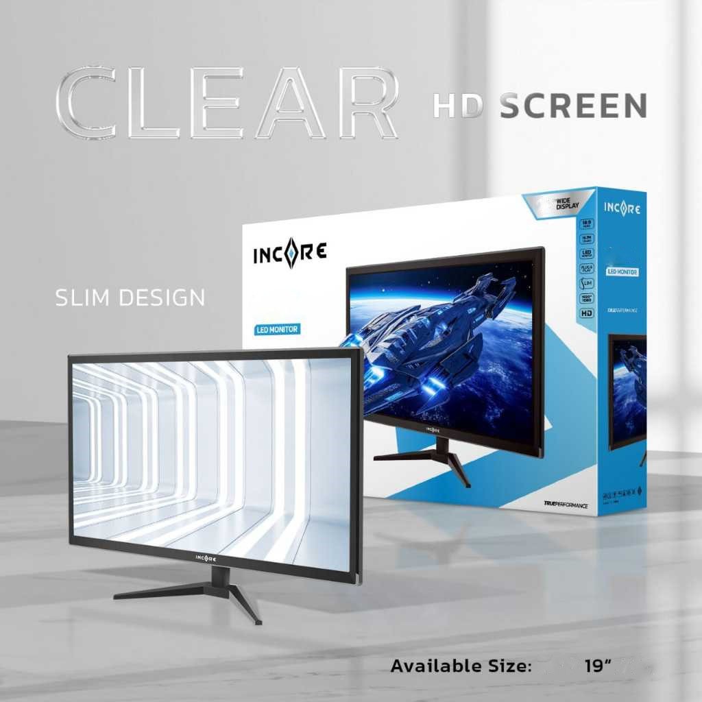 Incore 19" Inch Widescreen LED LCD Monitor | Shopee Philippines