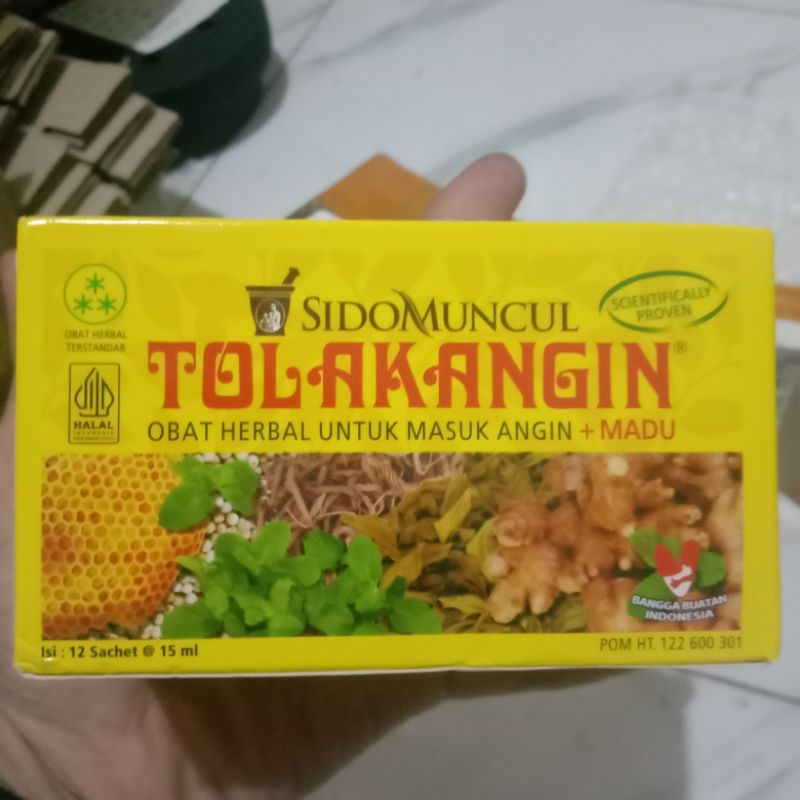 Tolak Angin SIDOMUNCUL-1 Box contains 12 sachets/Body Endurance ...