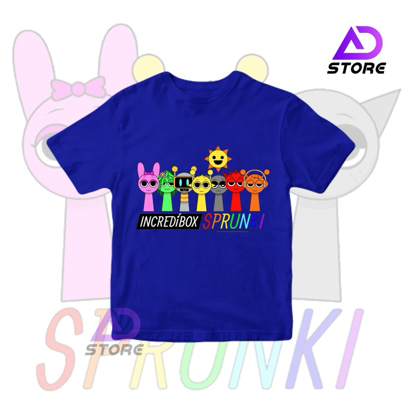 Trendy children's t-shirts with images of Sprunki Incredibox viral ...