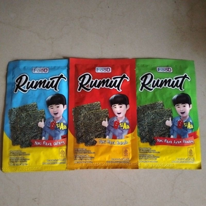 Rumut Rans Food | Seaweed Nori | Rumut Nori Si Aa Rans Food 10gr ...