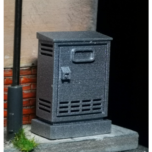 3d Change box electrical Panel 1 64 scale Accessories diorama Mockup ...