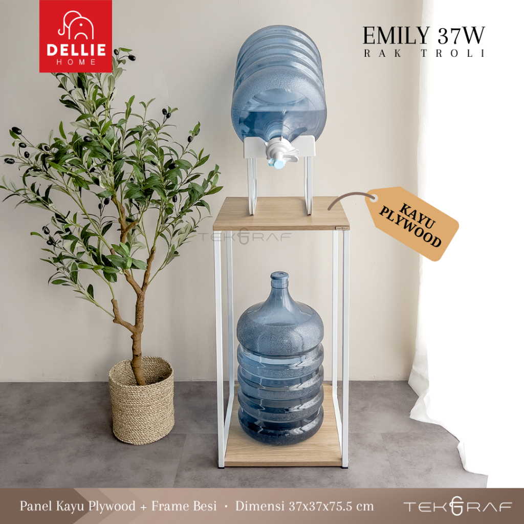 KAYU [DELLIE Home] Gallon Rack Dispenser Table Trolley Stacking Kitchen ...