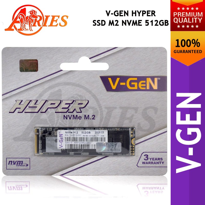 Solid State Drive V-Gen M.2 NVMe 512GB Hyper SSD | Shopee Philippines