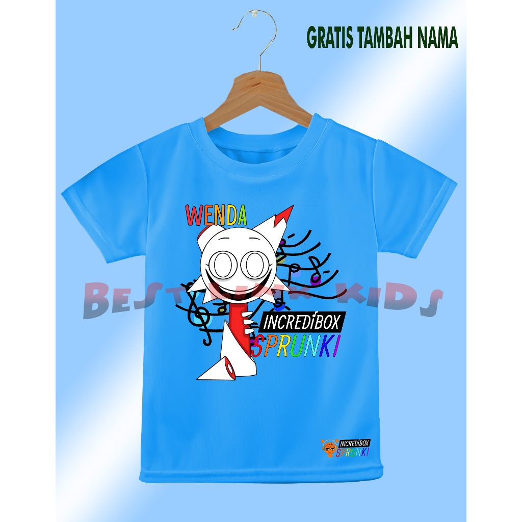 Sprunki Wenda Costume Children's Tops Sprunki Phase Children's Clothes ...